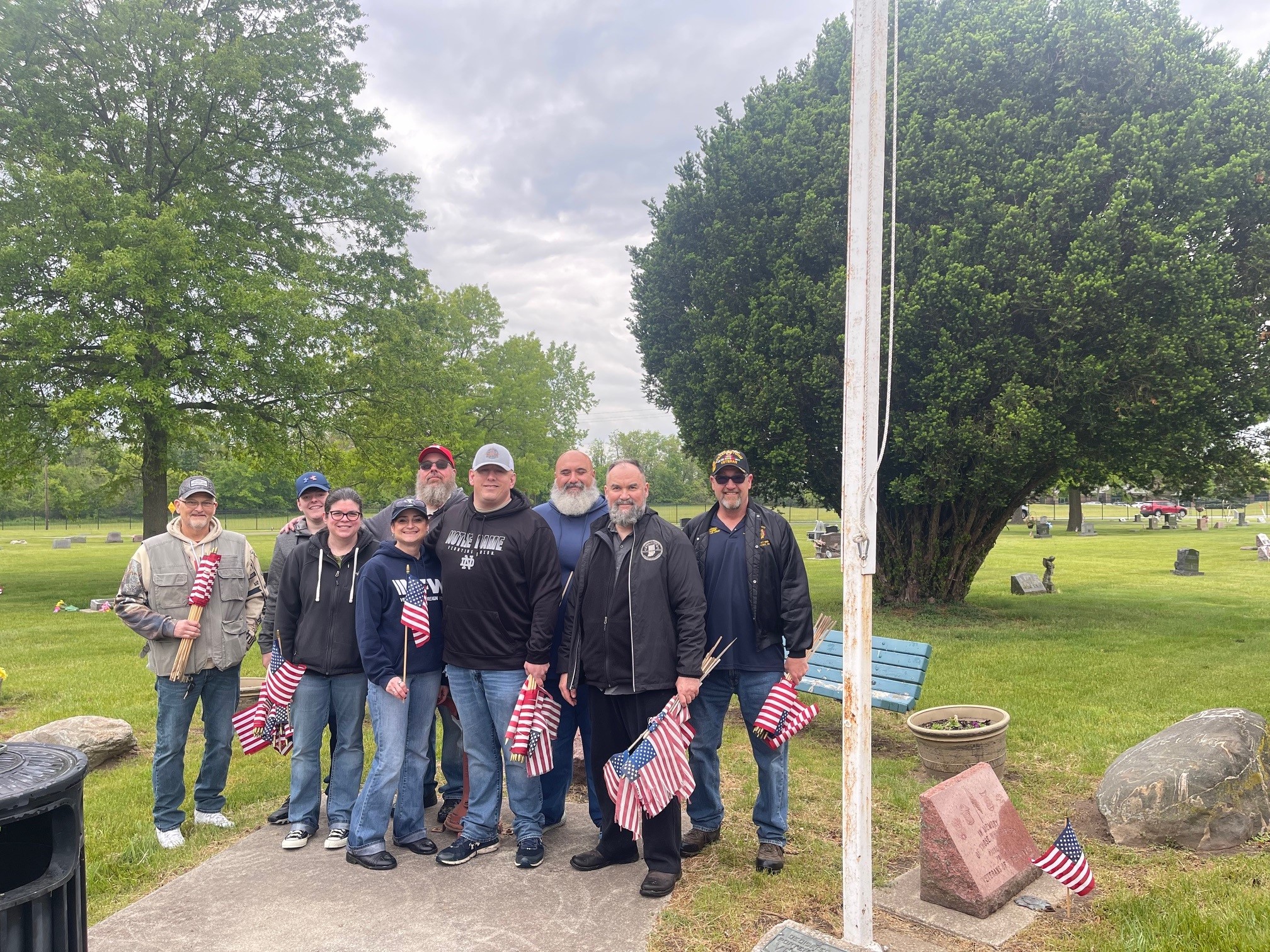 FLAGS ARE OUT! - VFW Hayes Post 988